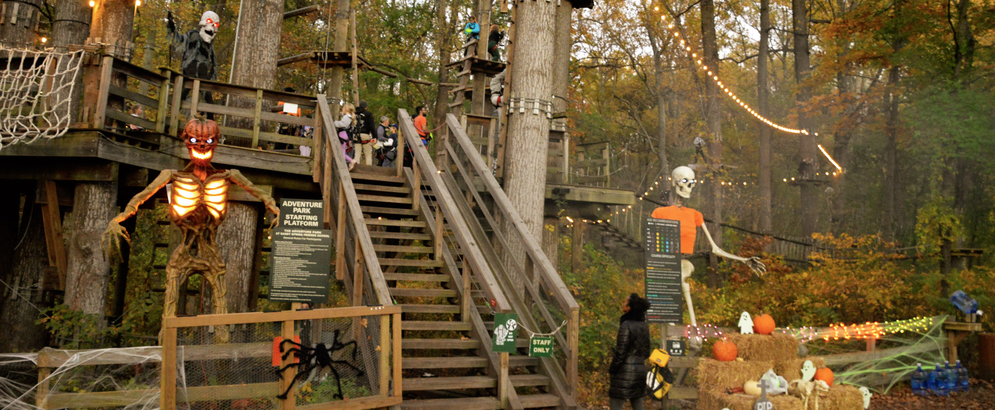 Spooktober - The Adventure Park at Sandy Spring Friends School